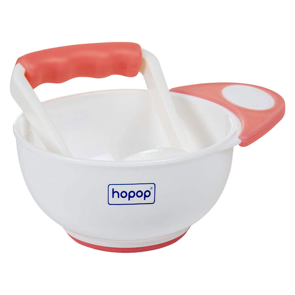 Hopop Food Mash and Serve Feeding Bowl Set - Pink – The Moms Darling ...