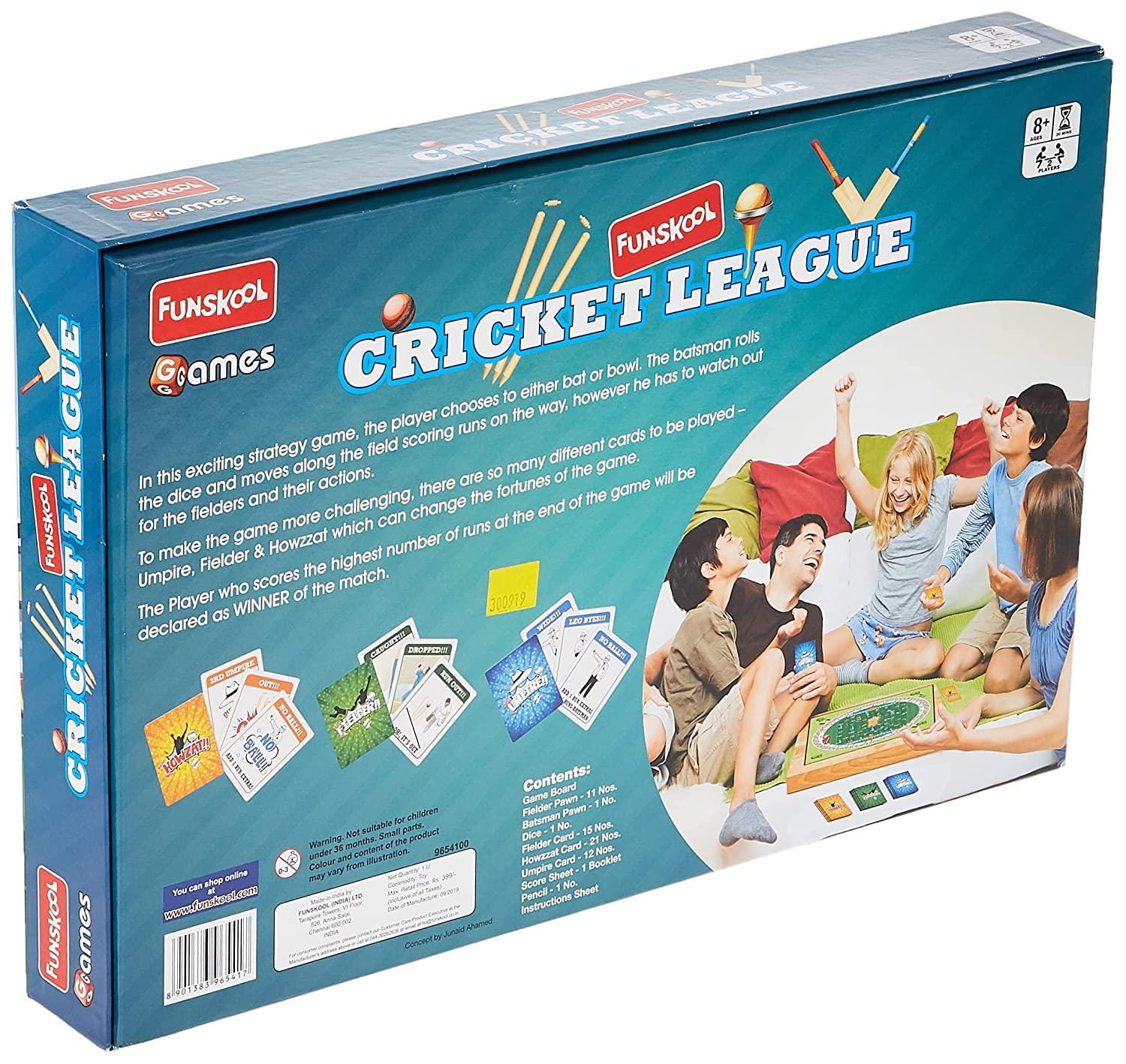 Funskool Cricket League A Tabletop Board Game – The Moms Darling Baby Shop