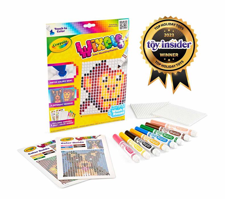Crayola Wixels Animals Activity Kit, Pixel Art Coloring Set – The Moms ...