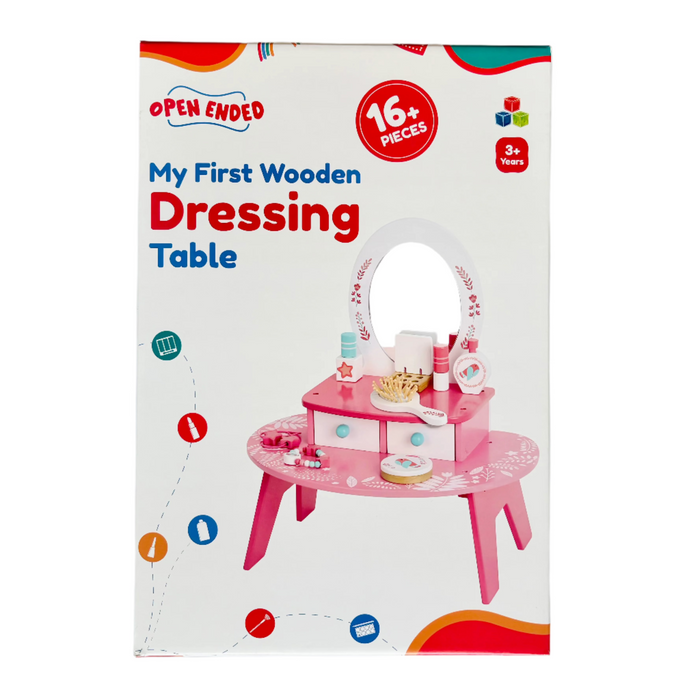 Open Ended My First Wooden Dressing Table 3years+ – The Moms Darling ...