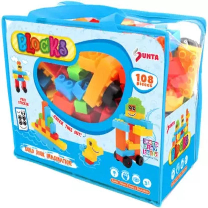 Sunta Blocks-108 Pcs in PVC Bag (Duplo Size) – The Moms Darling Baby Shop