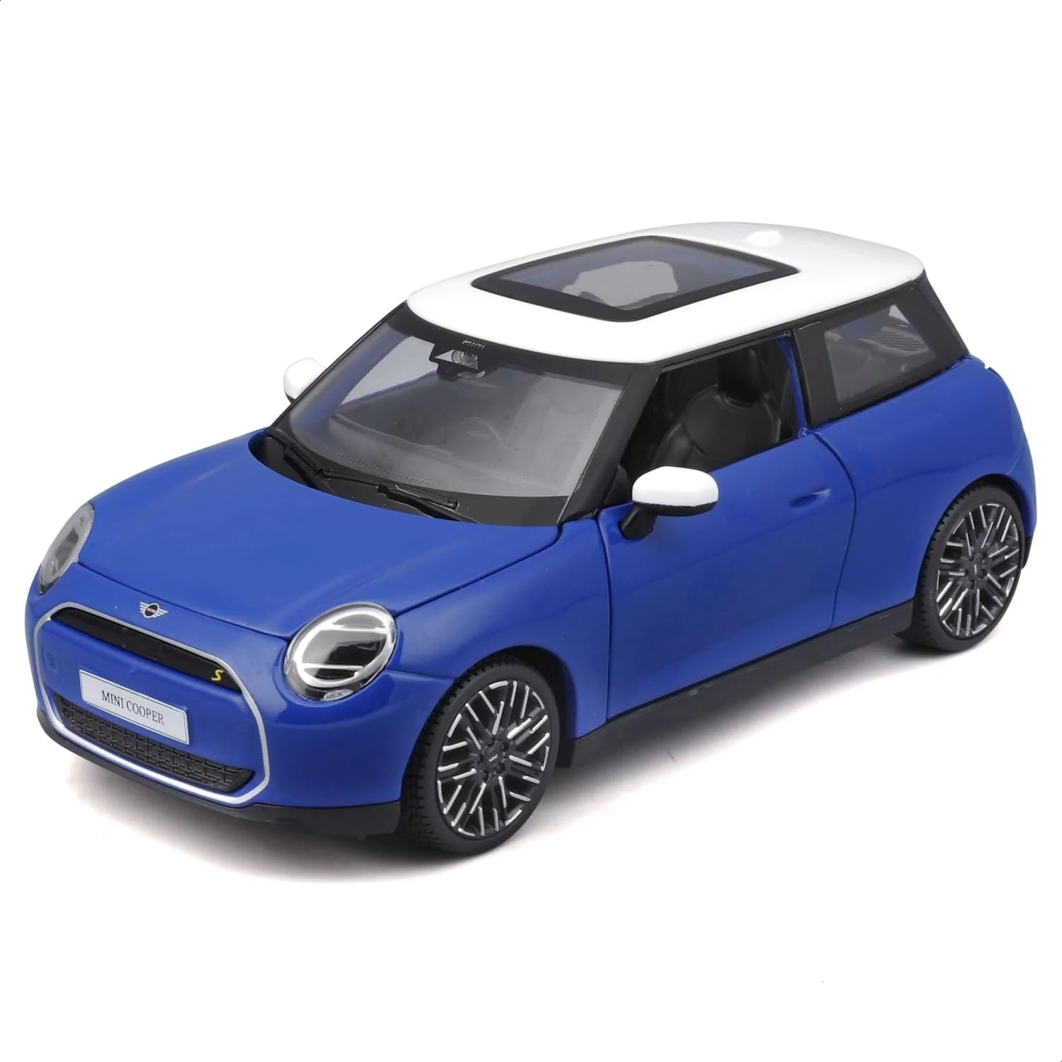 Maisto 1:24 Mini Cooper SE J01 Blue Licensed Diecast Scale Model Car ...