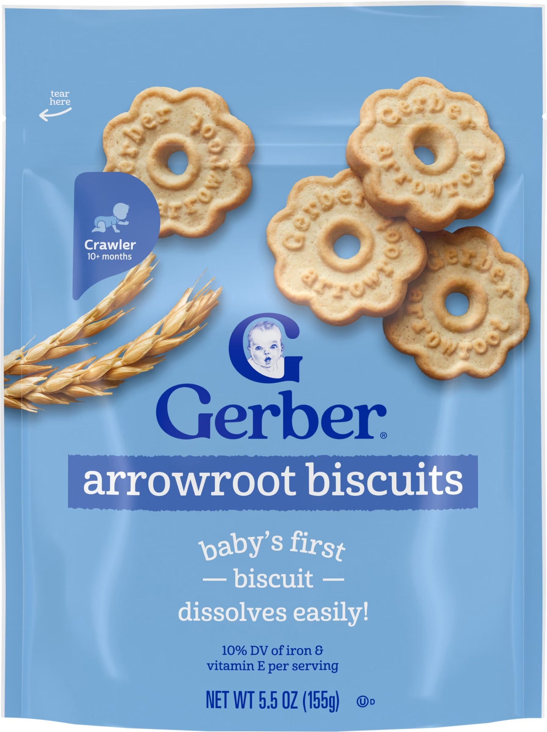 Gerber Arrowroot Cookies – The Moms Darling Baby Shop