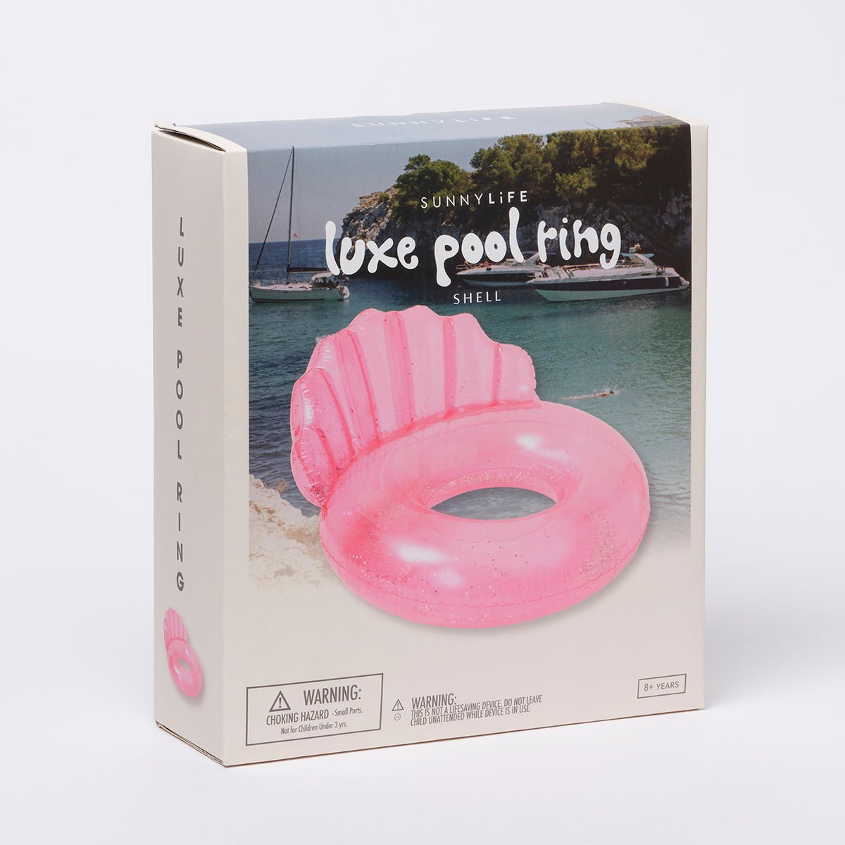 SUNNYLiFE - Luxe Pool Ring Shell Bubblegum, Inflatables – The Moms ...